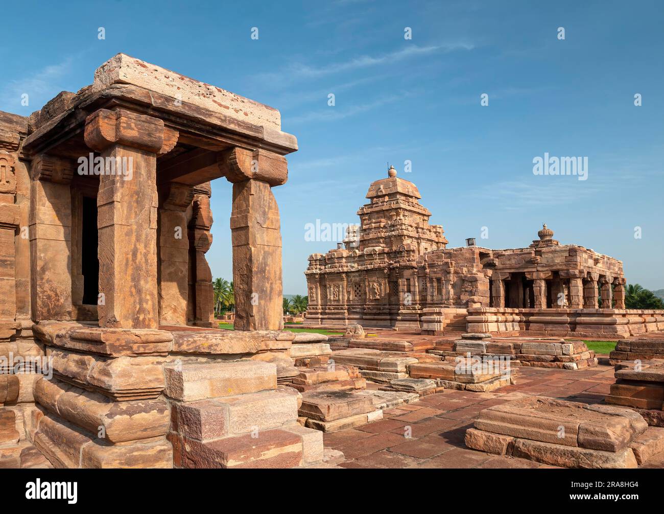 Temples in Pattadakal, Karnataka, India, Asia. Unesco World Heritage ...