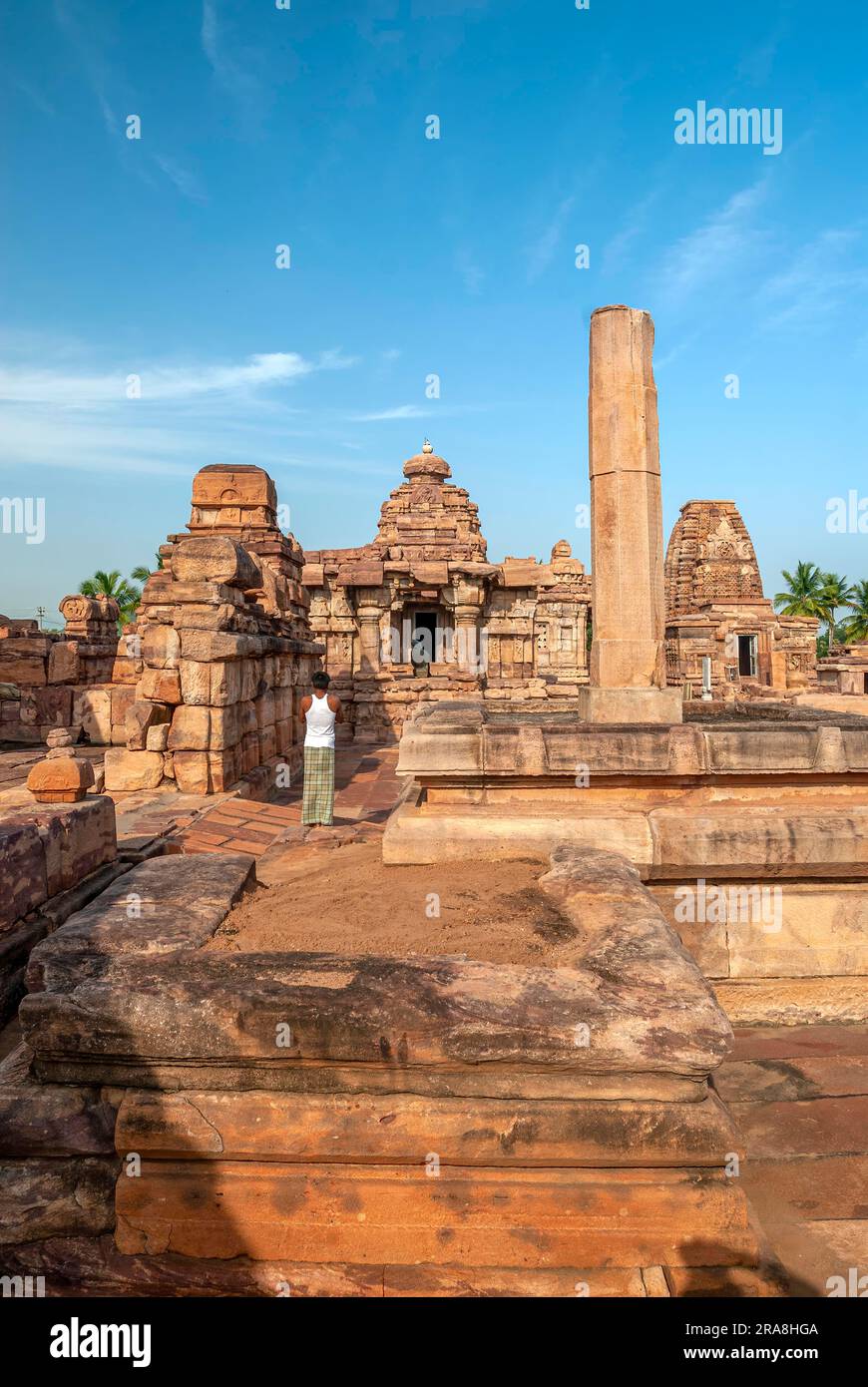 8th century Mallikarjuna temple in Pattadakal, Karnataka, India, Asia ...