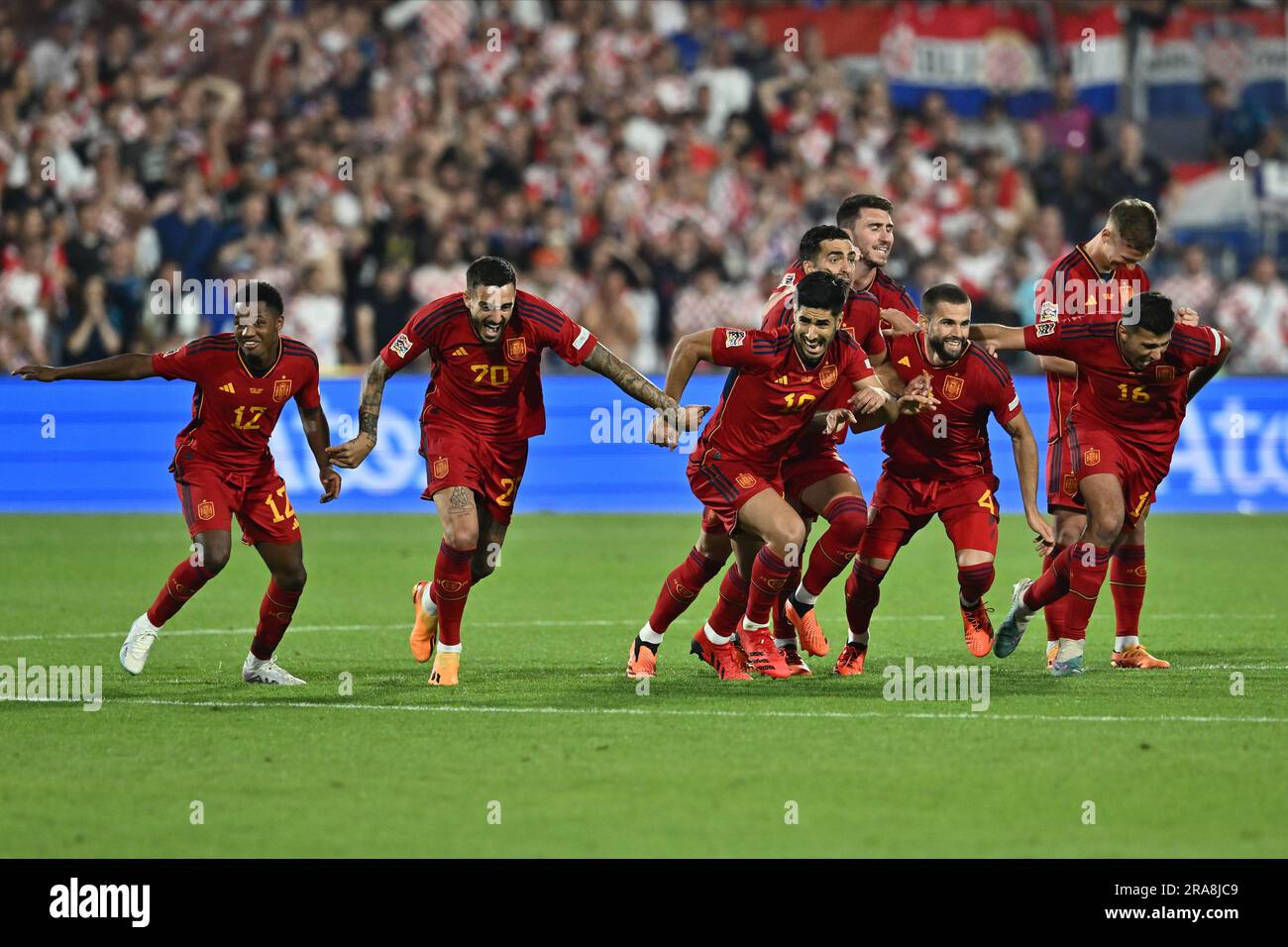 ROTTERDAM, NETHERLANDS - JUNE 18: Ansu Fati, Joselu, Marco Asensio ...
