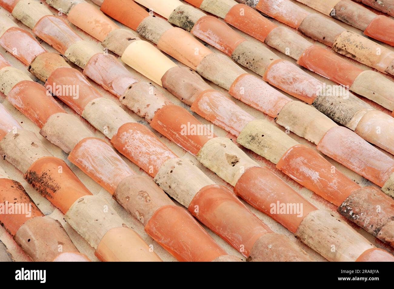 Roof tiles, Provence, France, Roof tiles, Roofing tile Stock Photo - Alamy