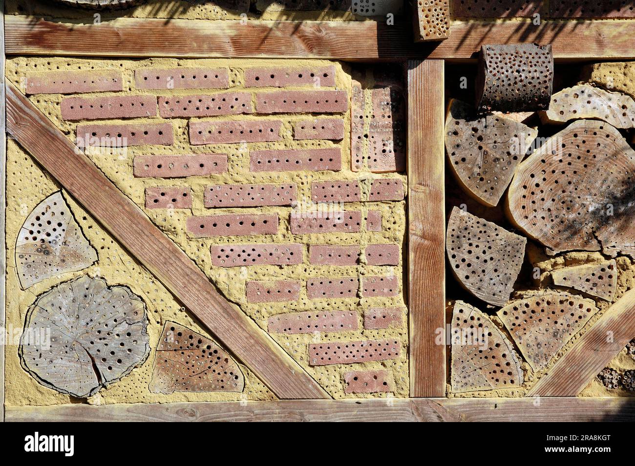 Nesting aids for wild bees and other insects, insect hotel, nwand ...