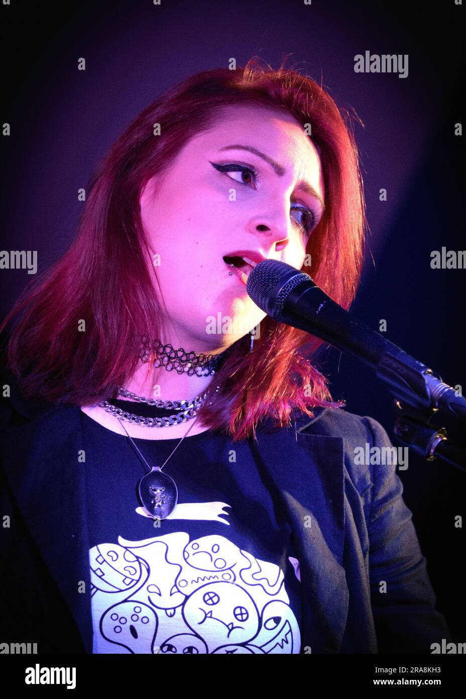 Sabine Hay, Derbyshire UK. 01 July 2023. Exile Music Festival. Caption ...