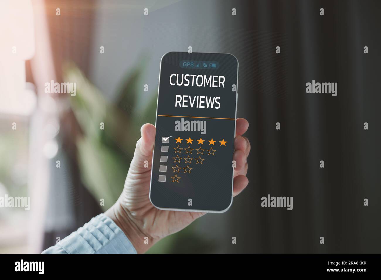 Customer service and Satisfaction concept, Customers are satisfied with ...