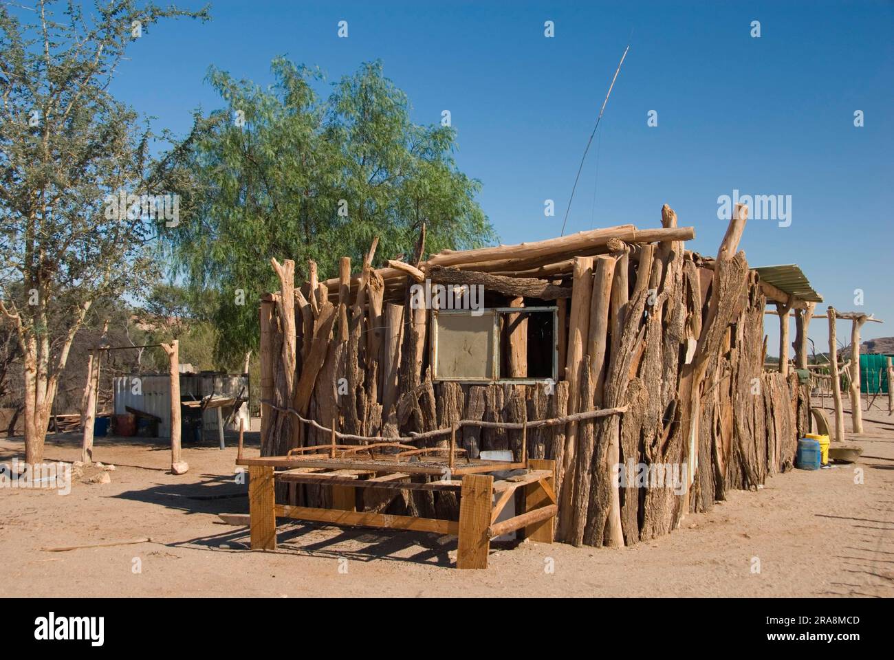 Topnaar-Nama hut, Namib Naukluft Park, Namibia Stock Photo - Alamy