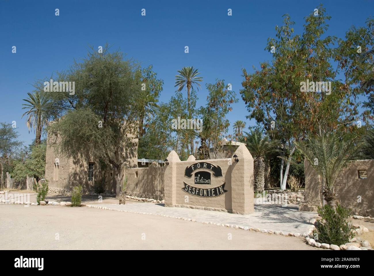 Old German Fort, Sesfontein, Namibia Stock Photo - Alamy