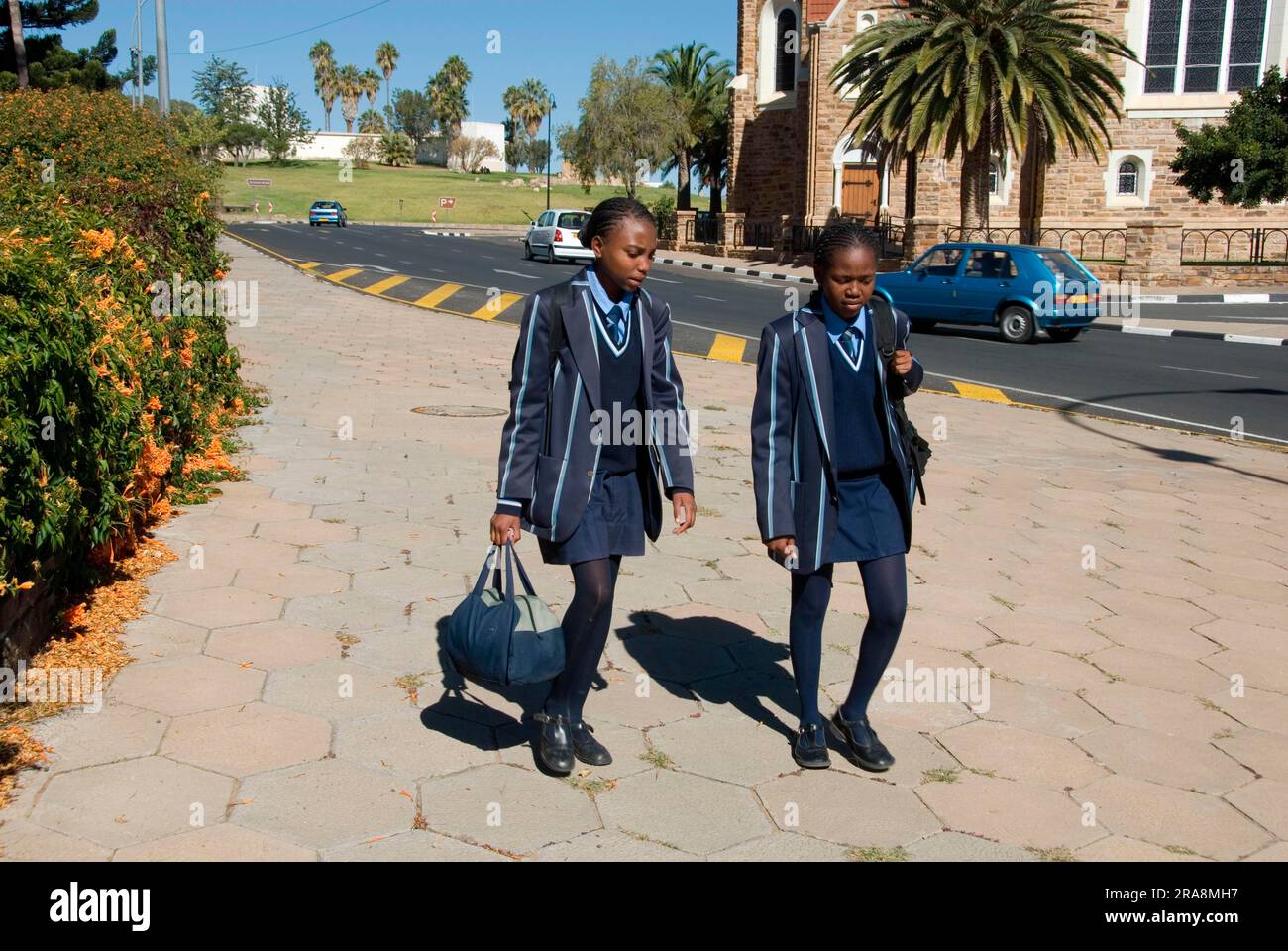 Schoolgirl, Windhoek, Namibia, Windhoek, Pupil, School Uniform Stock ...