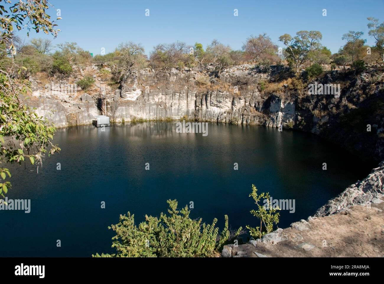 Lake Otjikoto, Namibia Stock Photo - Alamy