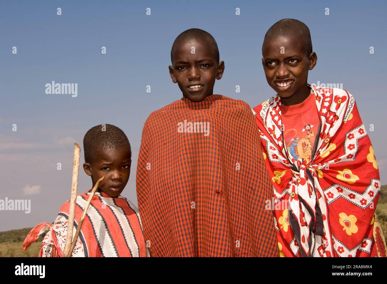 Maasai children, Masai Mara, Kenya Stock Photo - Alamy