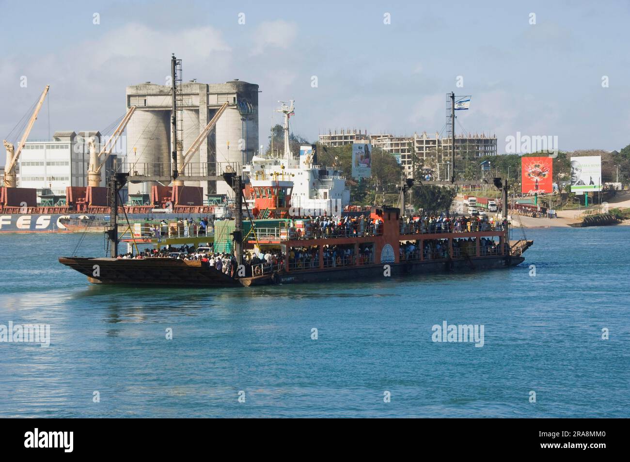 Ferry, Port of Mombasa, Kenya Stock Photo - Alamy