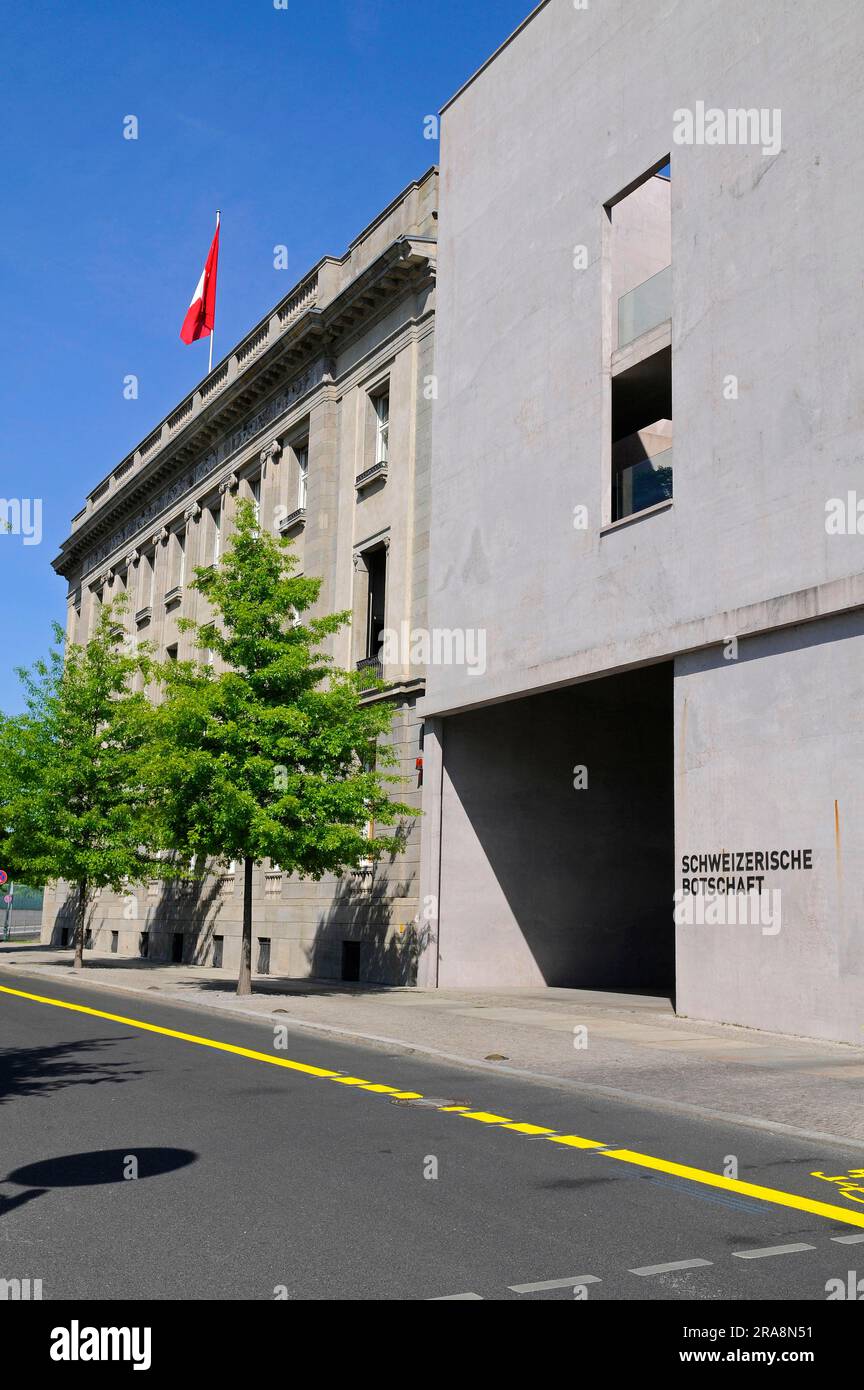 Swiss Embassy, Berlin, Germany Stock Photo - Alamy