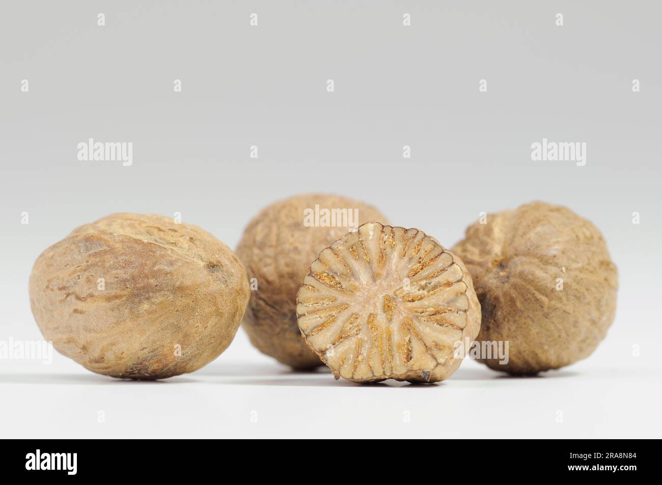 Nutmegs ( Myristica fragrans Stock Photo - Alamy