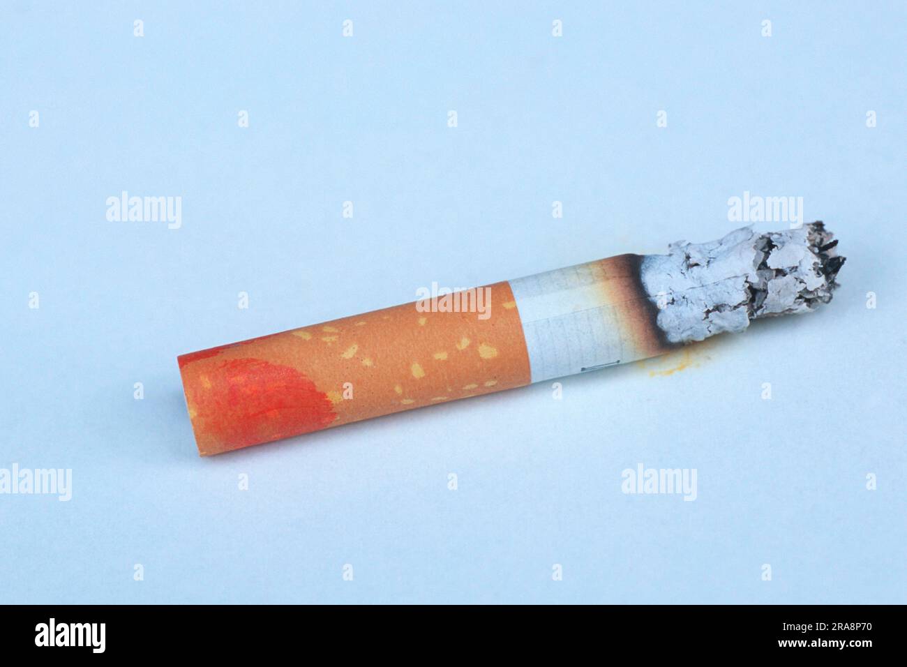 Burning cigarette with lipstick, smoking, clipping, object, lipstick ...