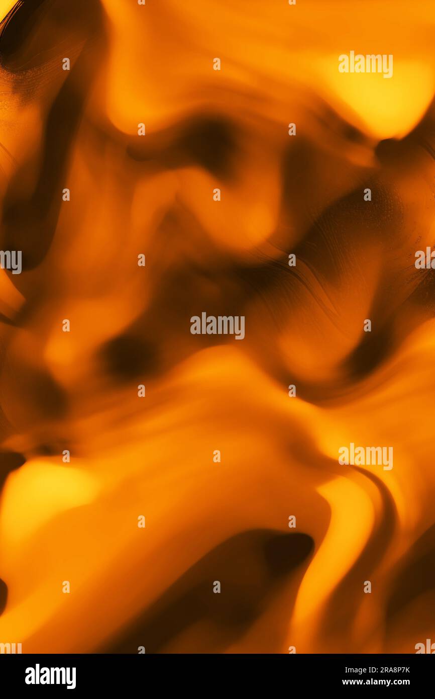 Abstract yellow psychedelic liquefied background Stock Photo - Alamy