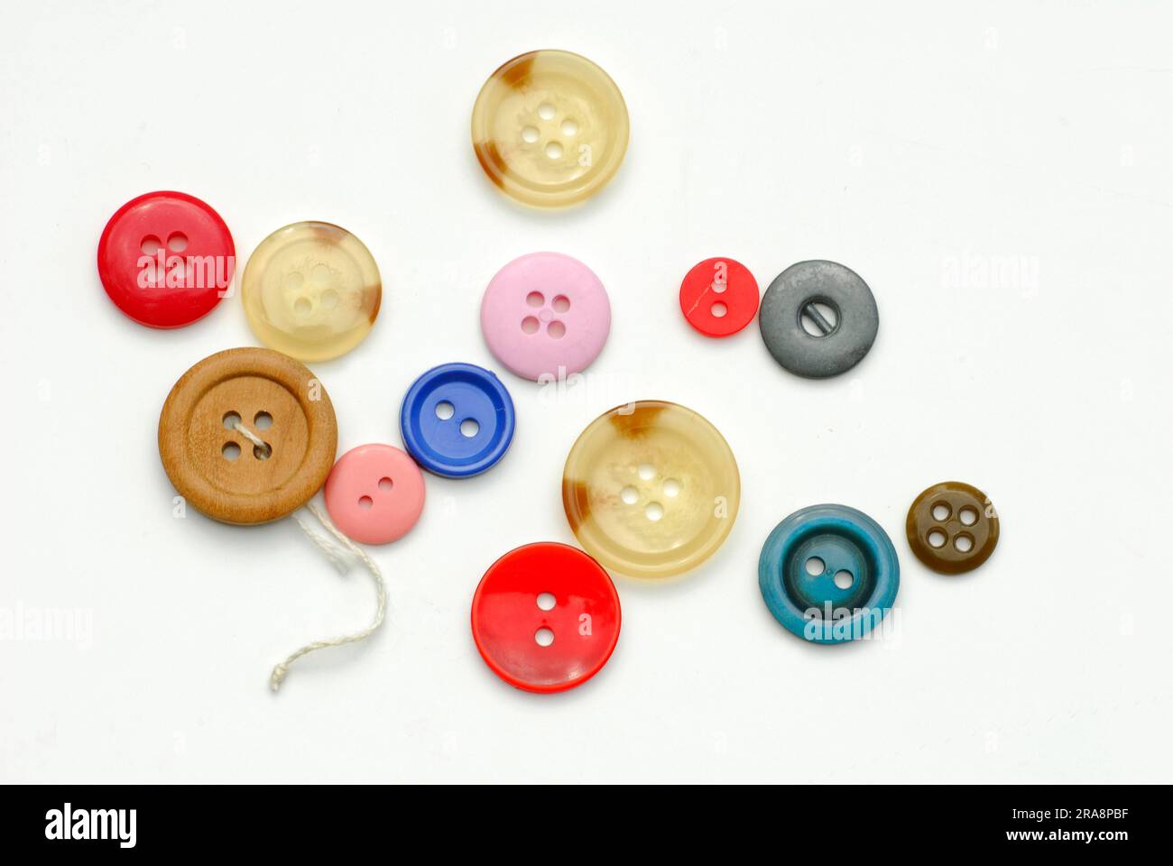 Various buttons, button, clipping, object Stock Photo - Alamy