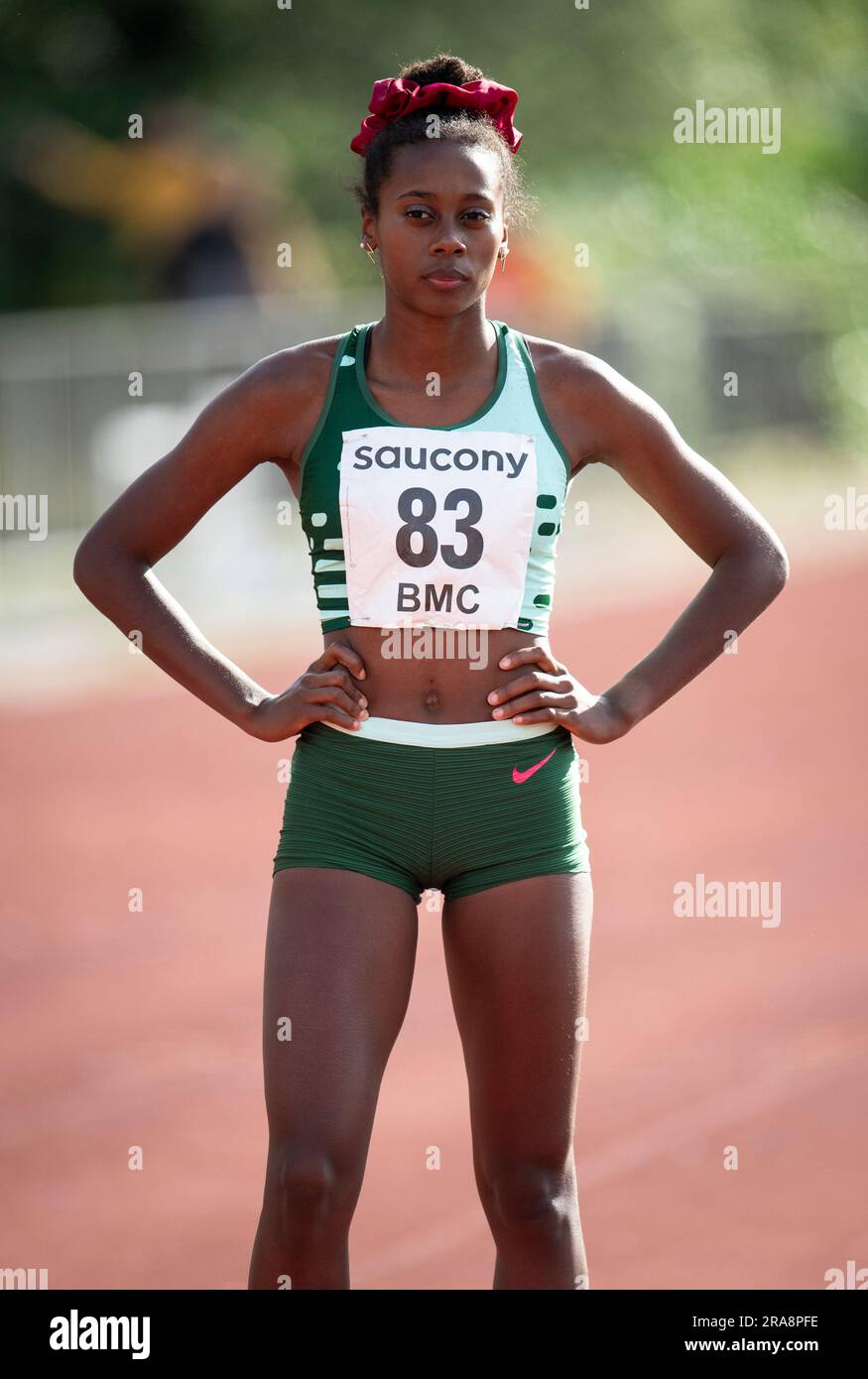 Berdine Castillo Lillo of Chile competing in the BMC women’s 800m A ...