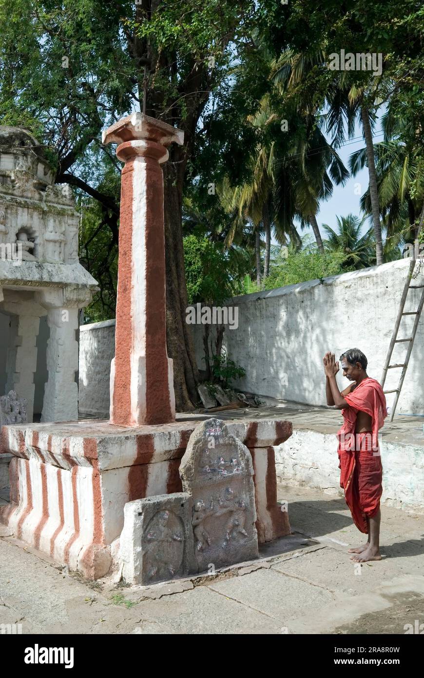 Flag post Uddana Veerabhadra Temple is a small but religiously ...