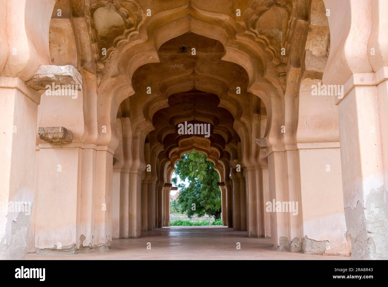 The Lotus Mahal in Hampi, Karnataka, South India, India, Asia. UNESCO ...