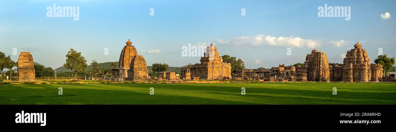 Group of monuments in Pattadakal, Karnataka, India, Asia. Unesco World ...