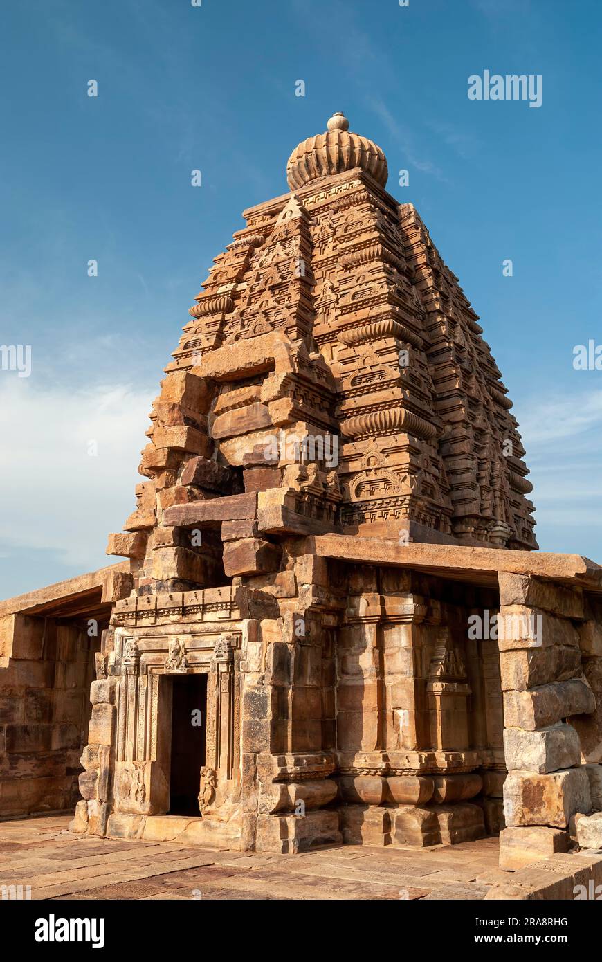 7th century Galaganatha Temple in Pattadakal, Karnataka, India, Asia ...