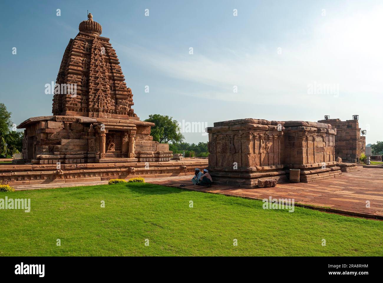 7th century Galaganatha Temple in Pattadakal, Karnataka, India, Asia ...