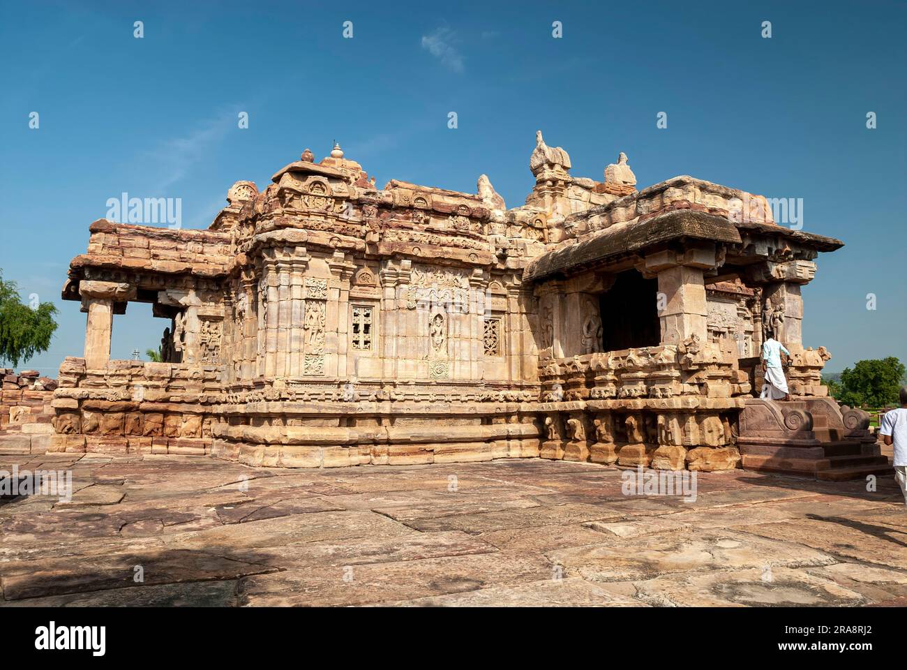8th century Virupaksha Temple in Pattadakal, Karnataka, India, Asia ...