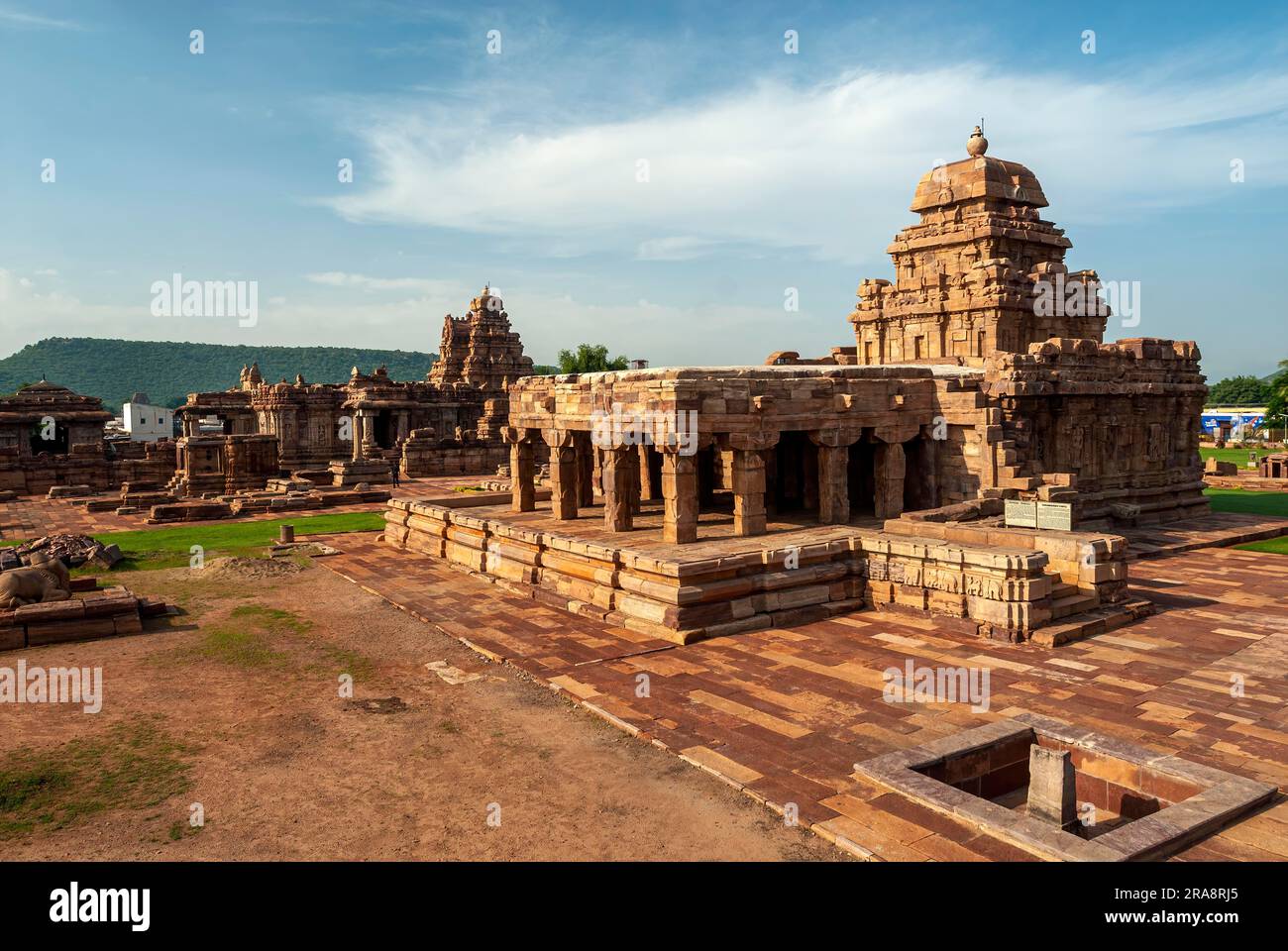 Temples in Pattadakal, Karnataka, India, Asia. Unesco World Heritage ...