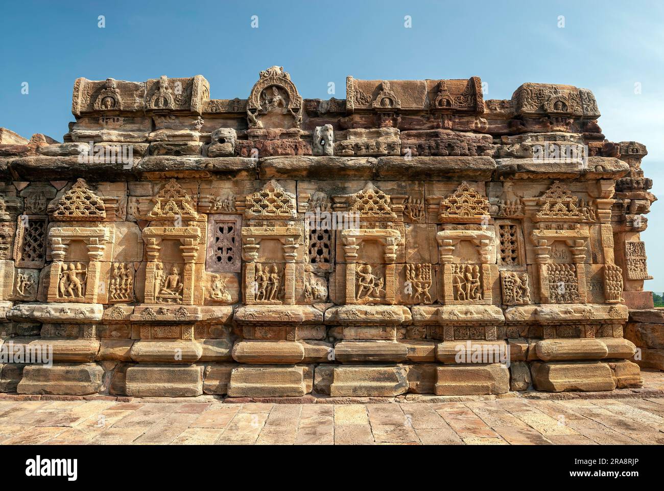 8th century Papanath temple in Pattadakal, Karnataka, India, Asia ...