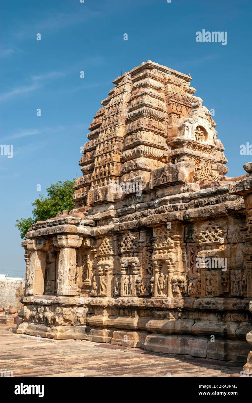 8th century Papanath temple in Pattadakal, Karnataka, India, Asia ...