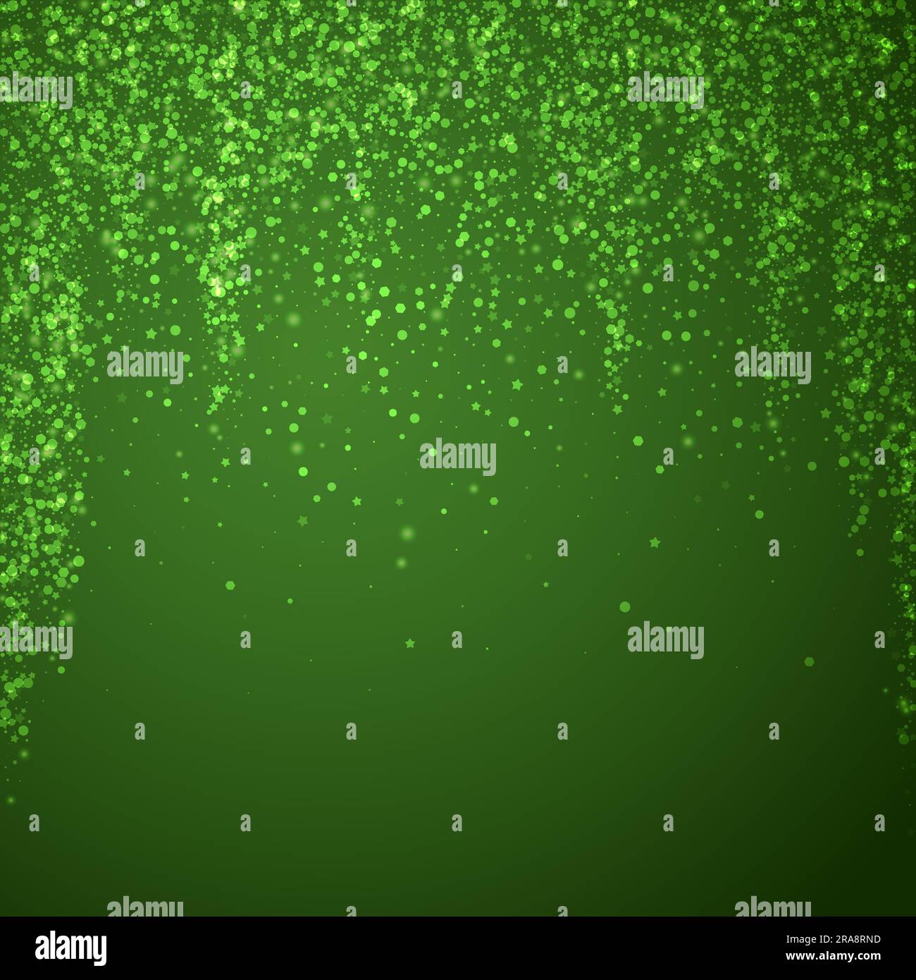 Snowy christmas background. Subtle flying snow flakes and stars on ...