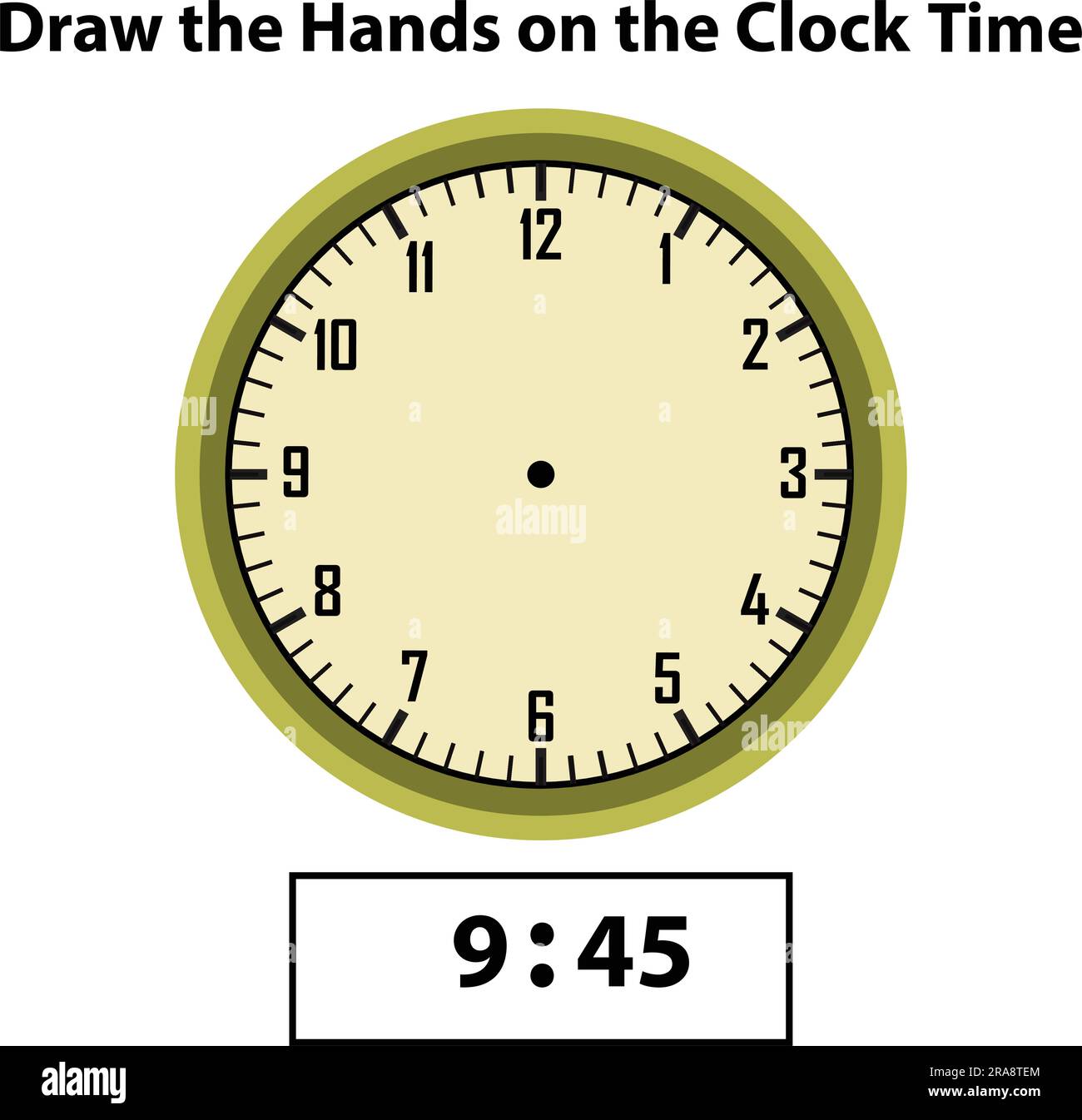 Draw hands Analog clock. What is the time, Learning clock, and math ...