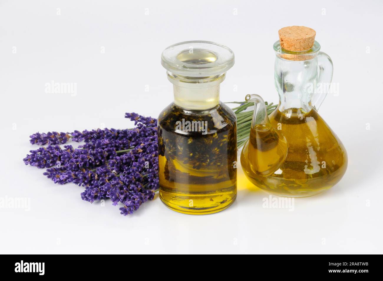 Lavender oil (Lavandula angustifolia), lavender oil, free plate, object ...
