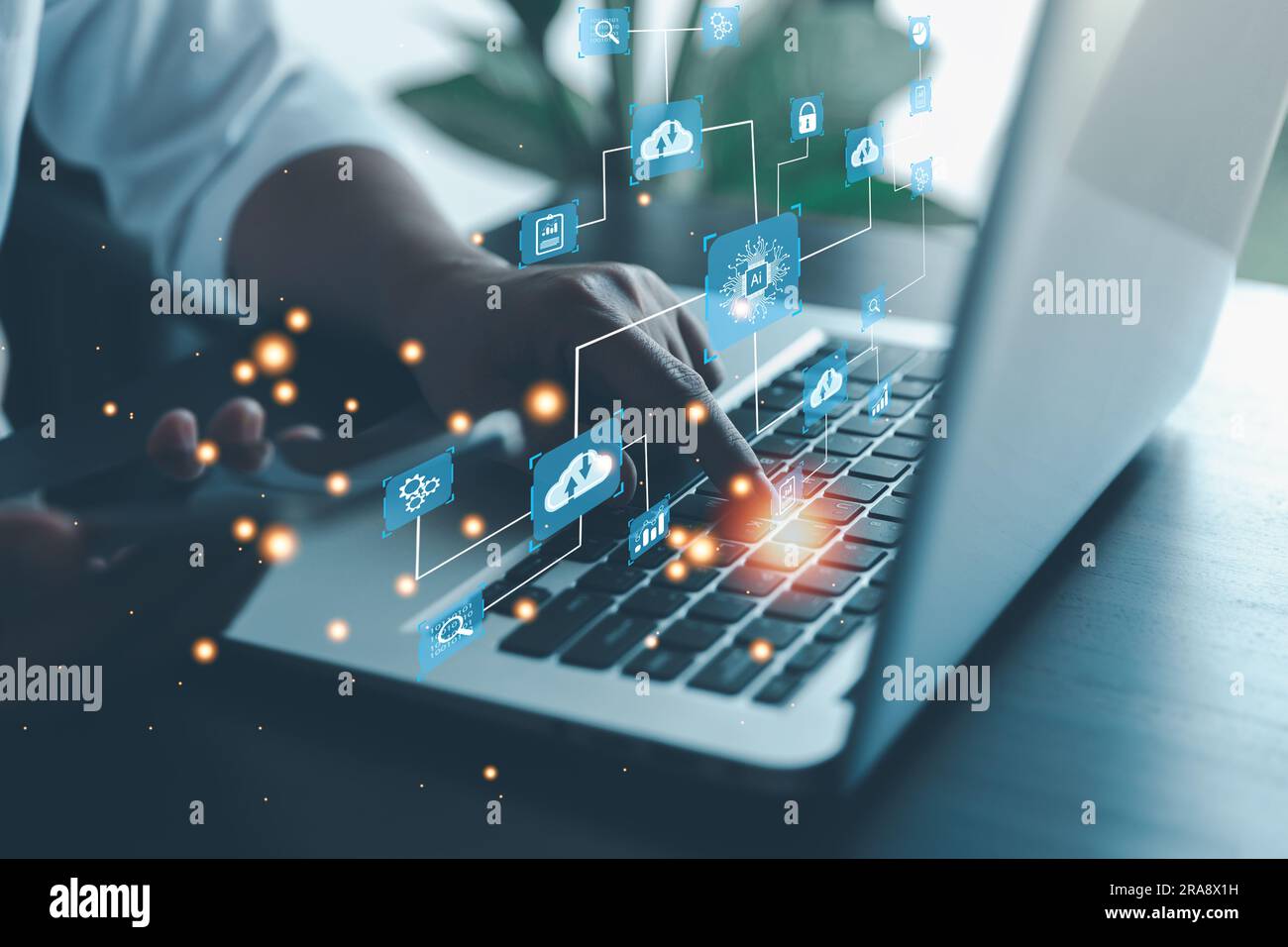 Digital transformation change management, internet of things. New ...