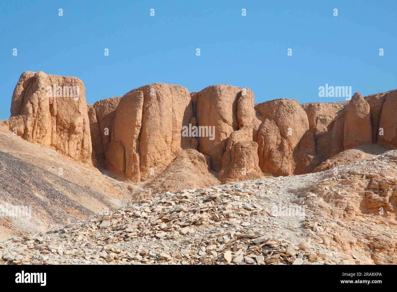 Rock formation, Valley of the Kings, Egypt Stock Photo - Alamy