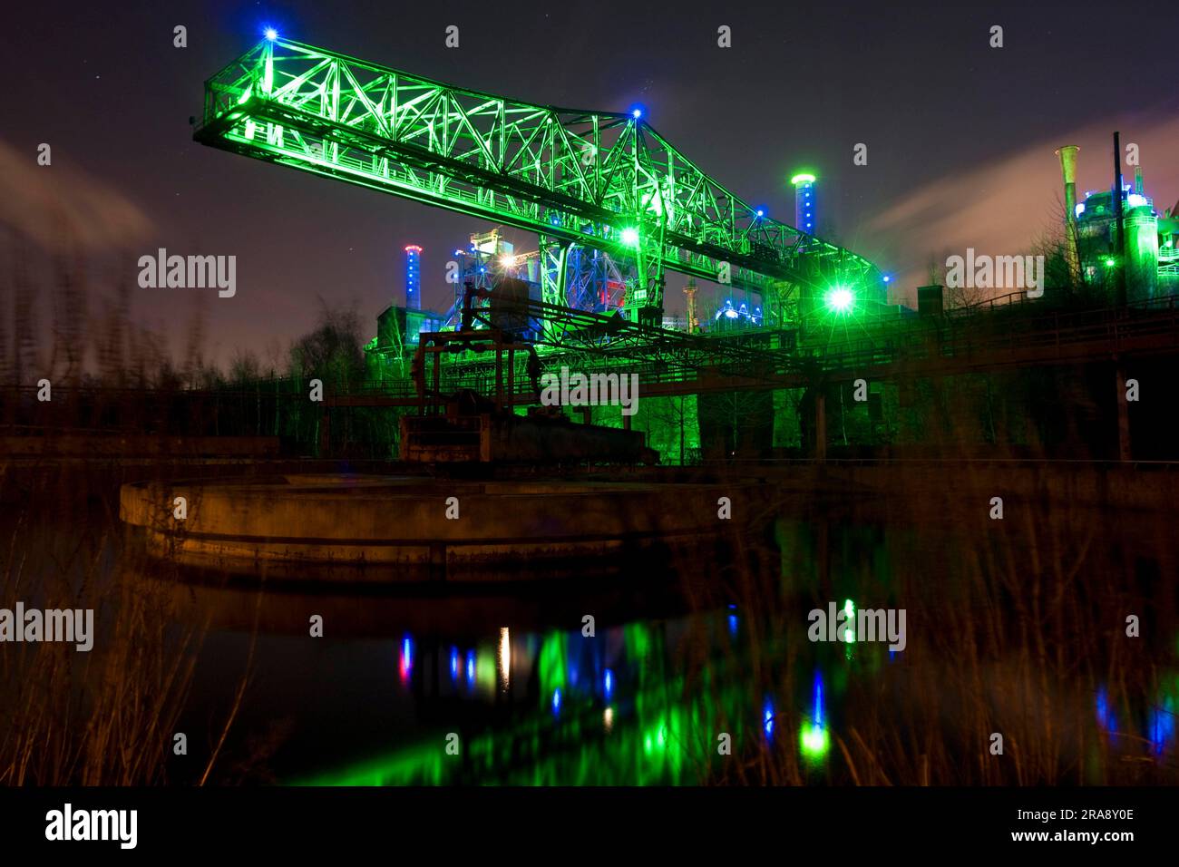 Duisburg-Nord Landscape Park, formerly Meiderich Ironworks, Duisburg ...
