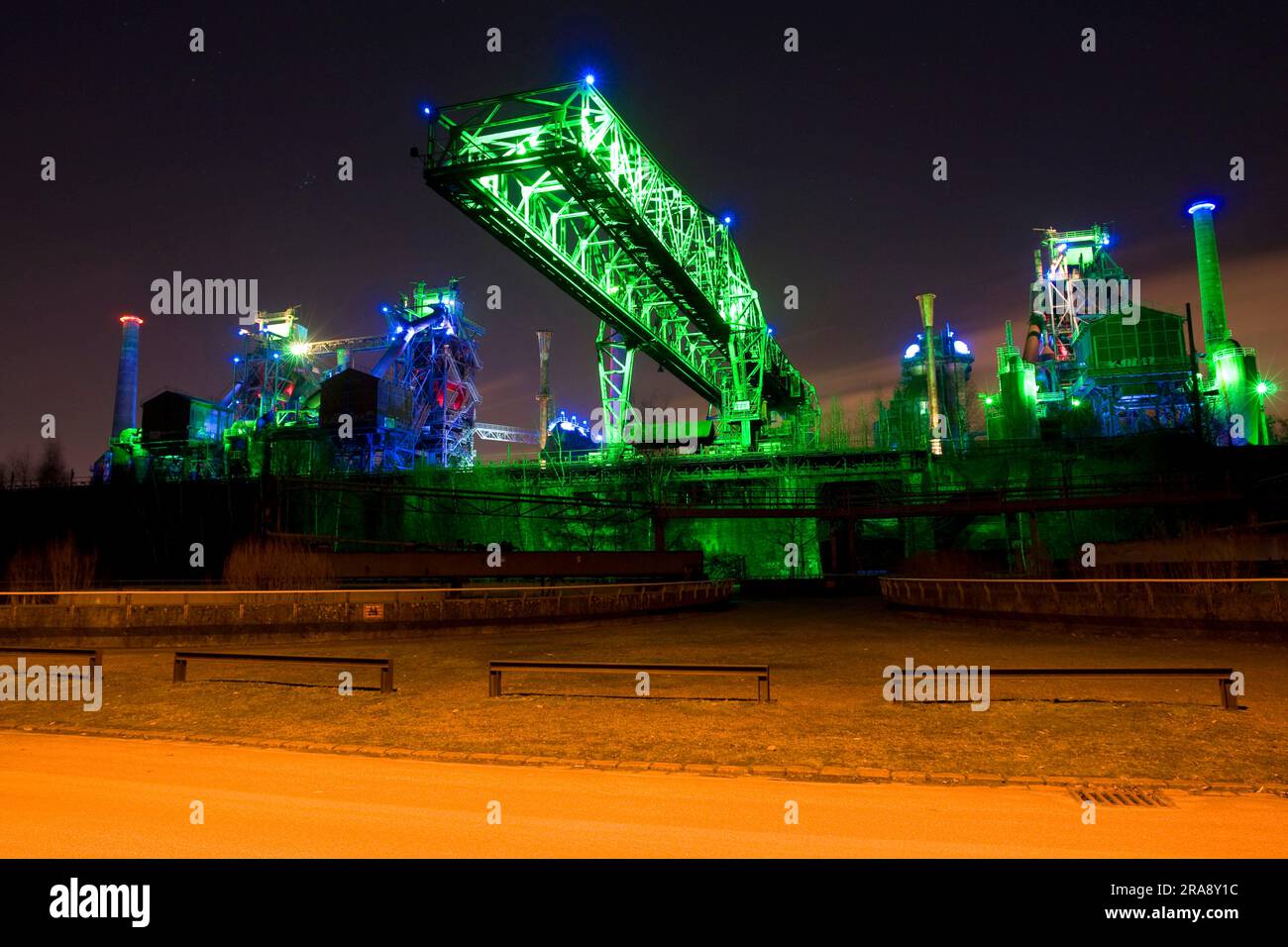Duisburg-Nord Landscape Park, formerly Meiderich Ironworks, Duisburg ...