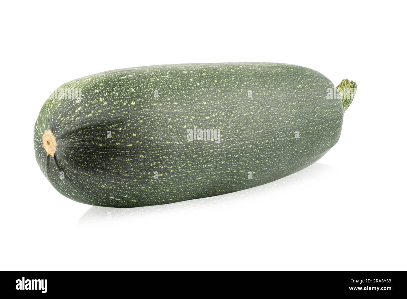 Fresh whole zucchini isolated on white background close up. File ...