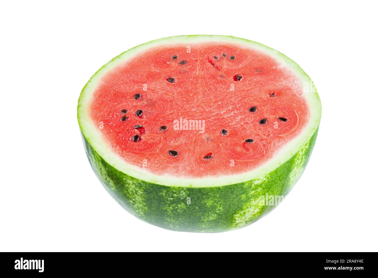 Half of watermelon isolated on white background. File contains clipping ...