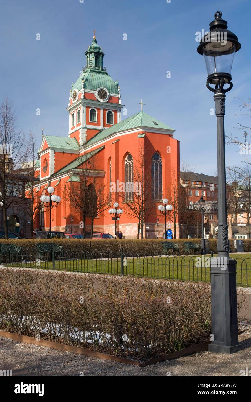 St Jacob's Church, St Jacobs Kyrka, by Kungstraedgarden Park, Norrmalm ...