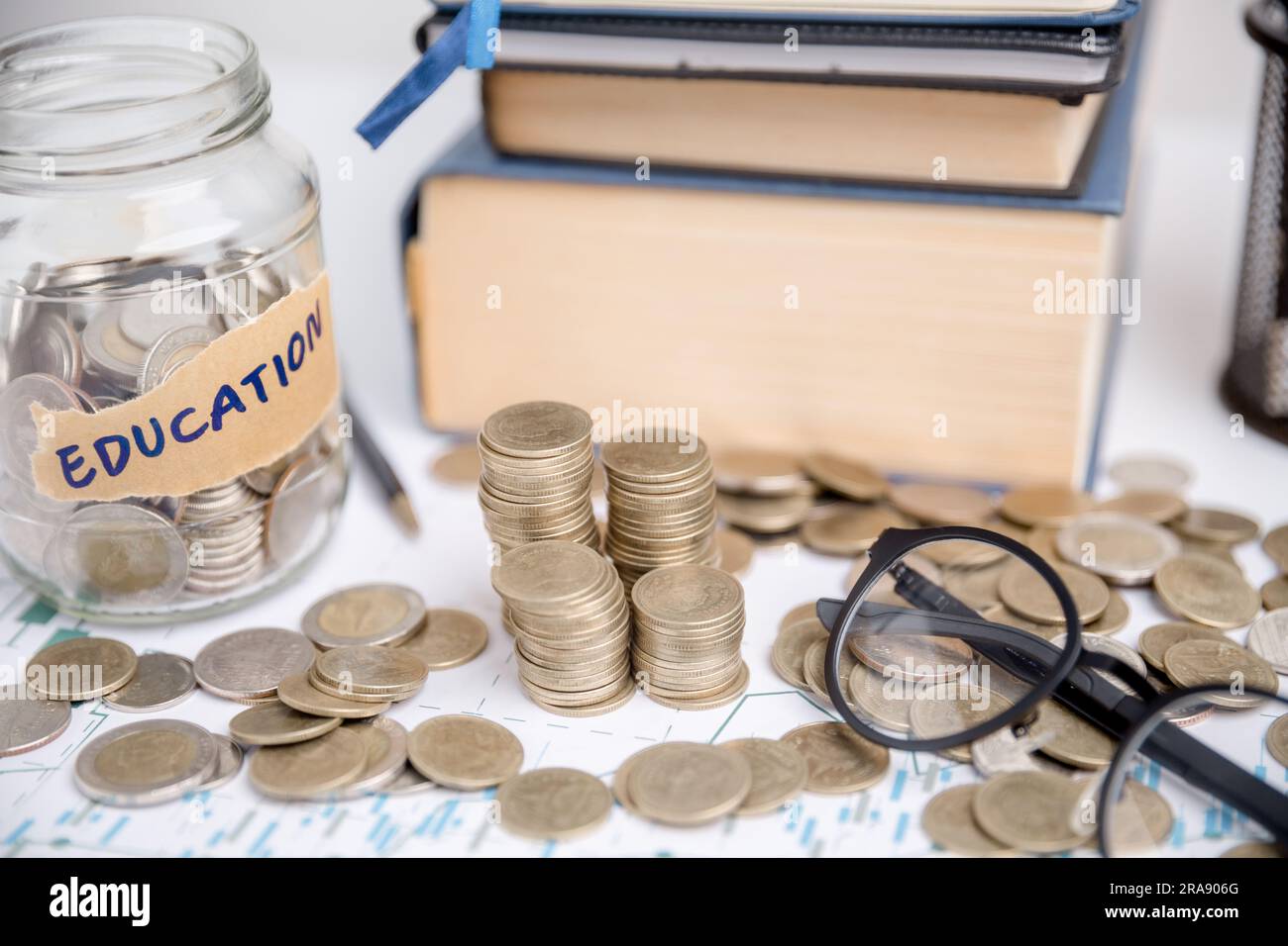 Concept to saving money income for study, Calculating student finance ...