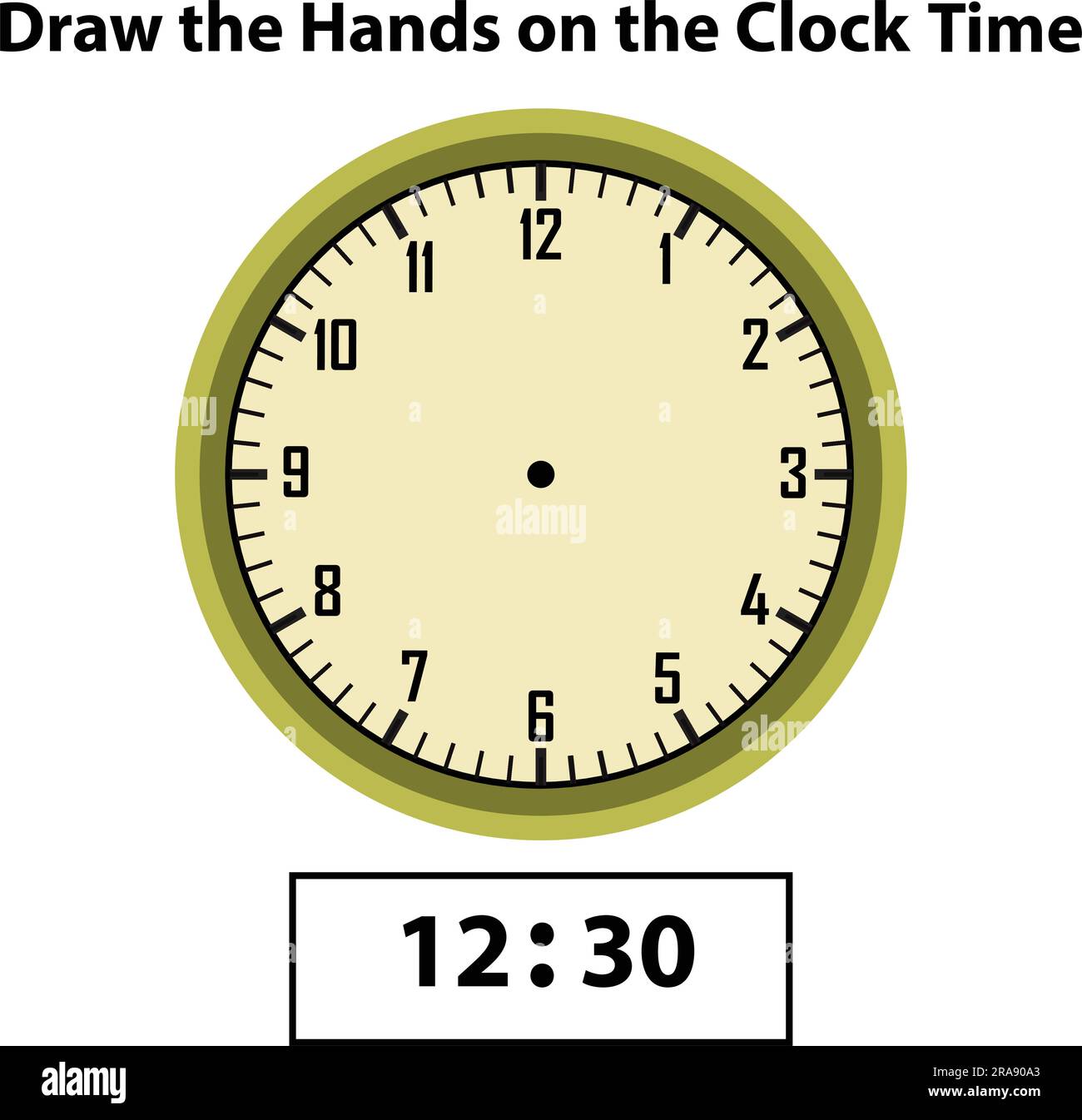 Draw hands Analog clock. What is the time, Learning clock, and math ...