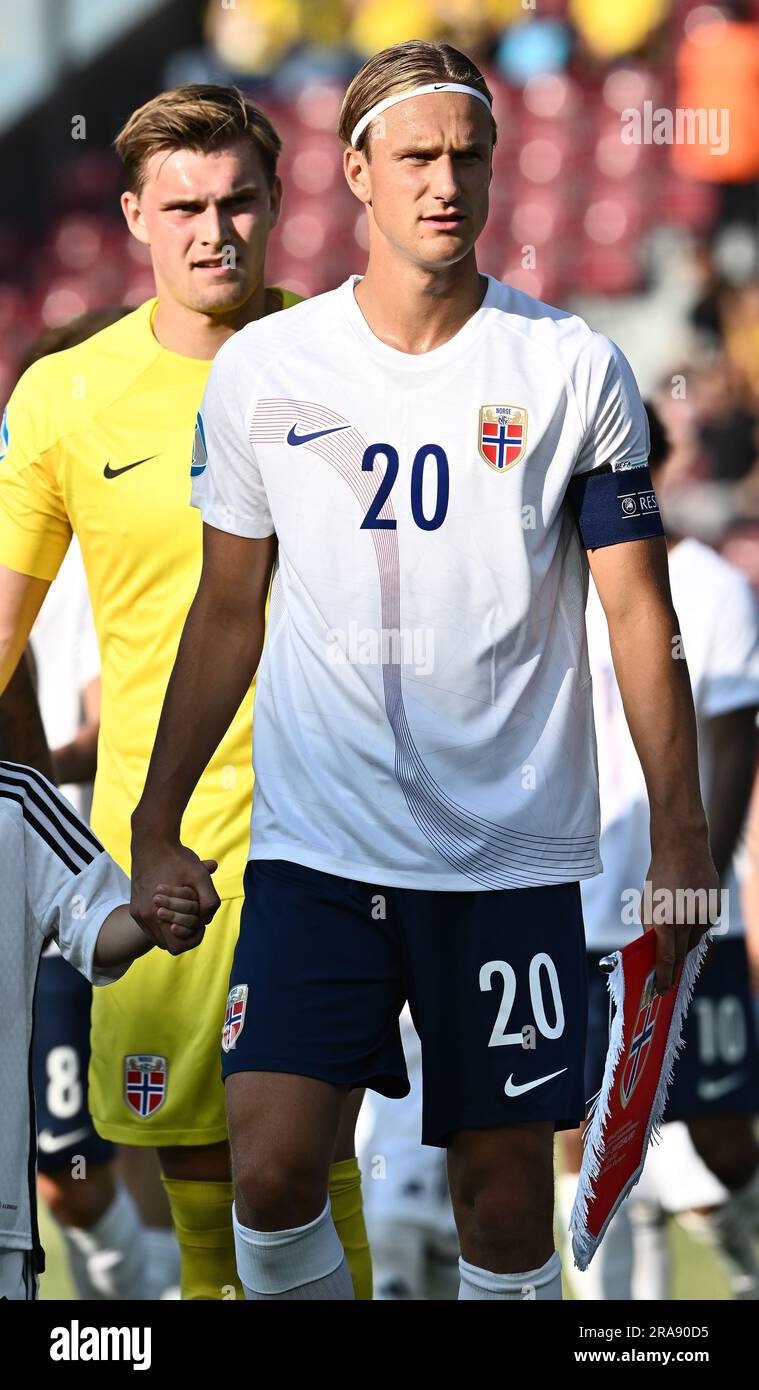 CLUJ-NAPOCA, ROMANIA - JUNE 22: Erik Botheim of Norway during the UEFA ...