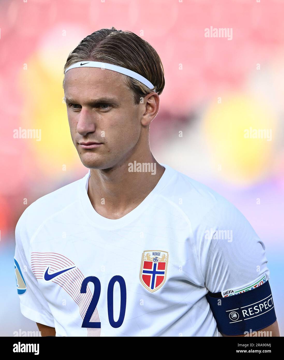 CLUJ-NAPOCA, ROMANIA - JUNE 22: Erik Botheim of Norway during the UEFA ...