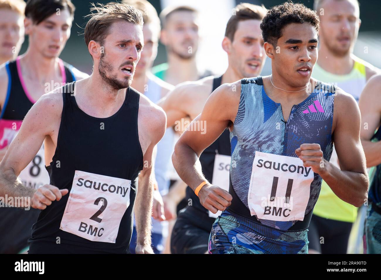 Charlie Da’vall Grice and Samuel Reardon competing in the BMC men’s ...