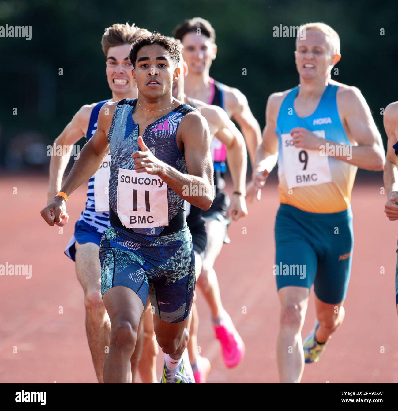 Samuel Reardon of Blackheath & Bromley competing in the BMC men’s 800m ...