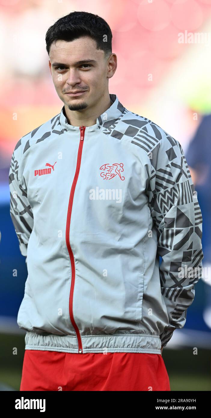 CLUJ-NAPOCA, ROMANIA - JUNE 22: Fabian Rieder of Switzerland during the ...