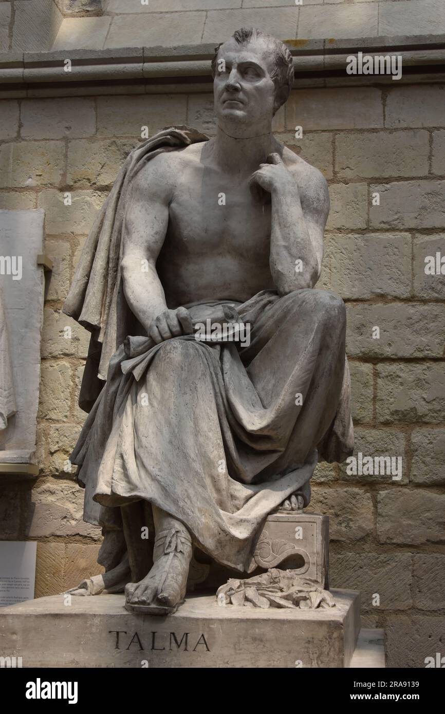 françois-joseph Talma french actor of french comedy sculpted by David d ...