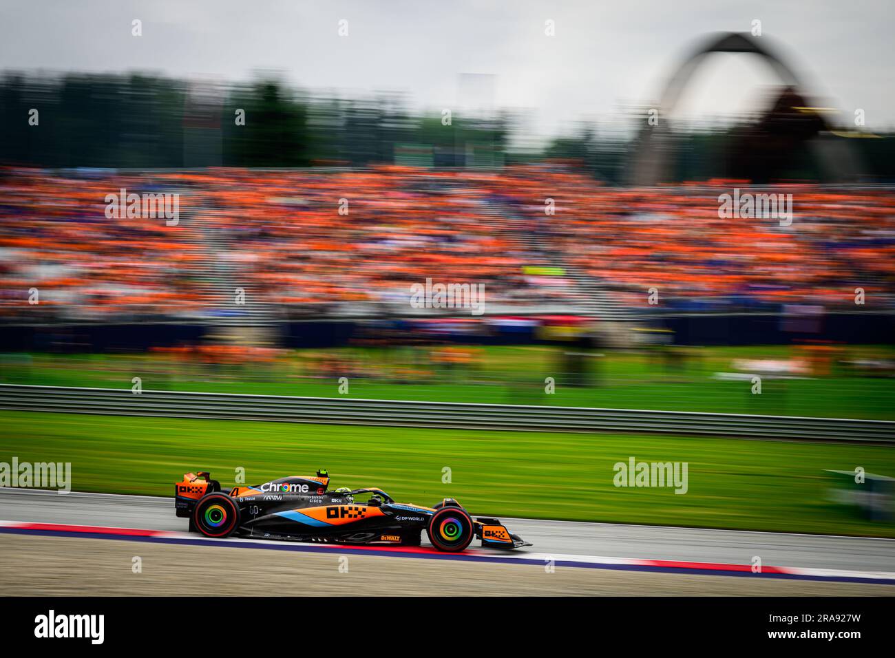 McLaren F1 Team’s British driver Lando Norris competes during the ...
