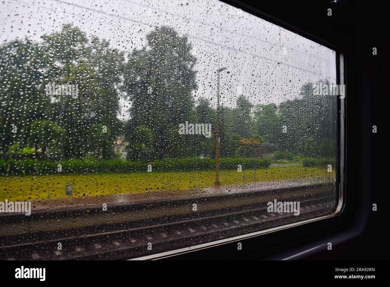 Rain streaked view hi-res stock photography and images - Alamy