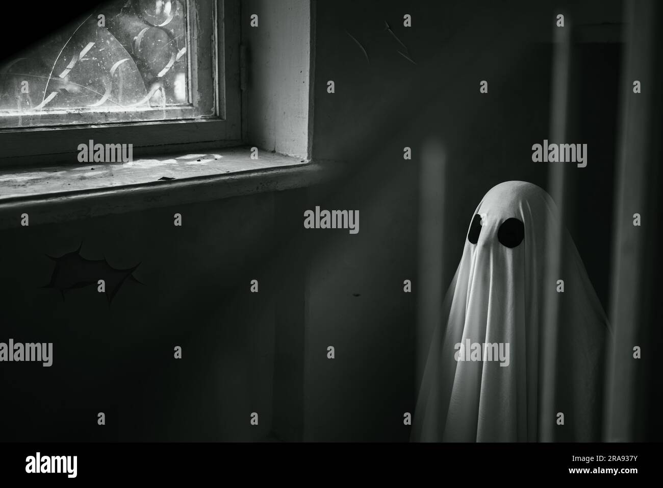 Ghost on stairs hi-res stock photography and images - Alamy