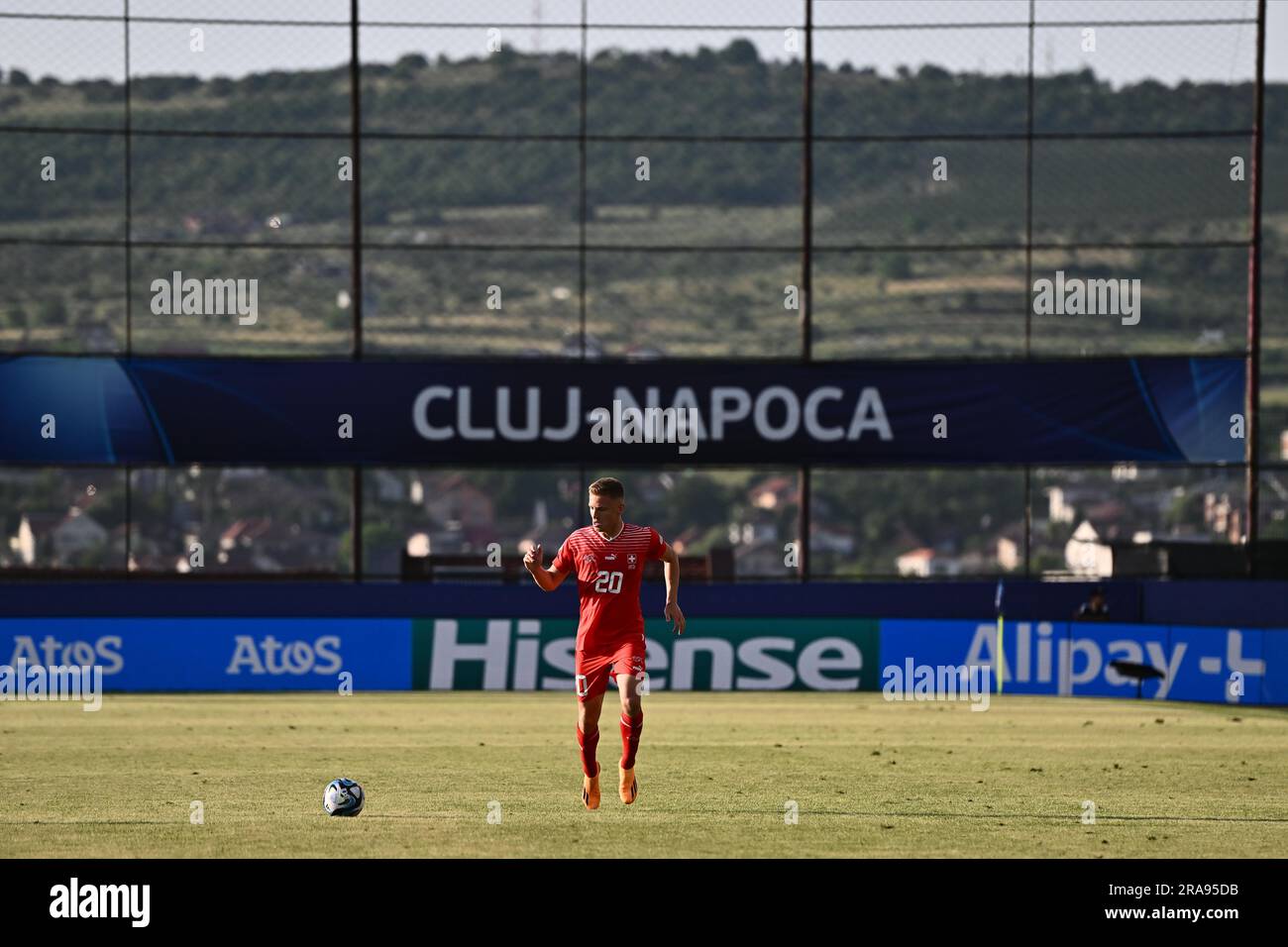 CLUJ-NAPOCA, ROMANIA - JUNE 22: Becir Omeragic of Switzerland during ...